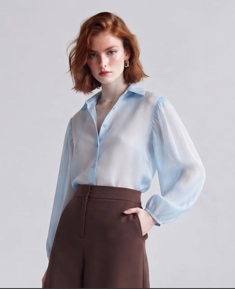 chemise transparente effet soie – DRESS CODE BY STEPH